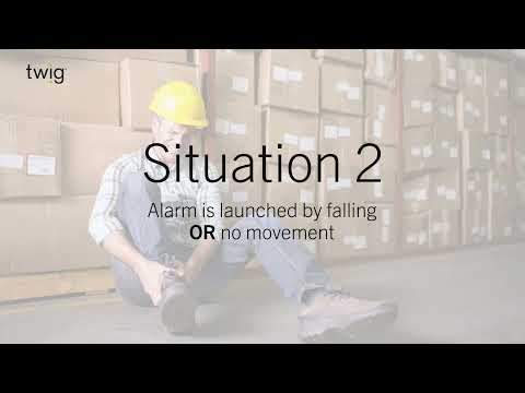 How to use man down alarm? | TWIG lone worker alarms